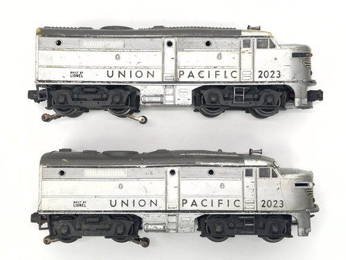 Lionel Twin Diesel Locomotive 2023 O-27 Gauge Union Pacific Silver RARE Original | eBay
