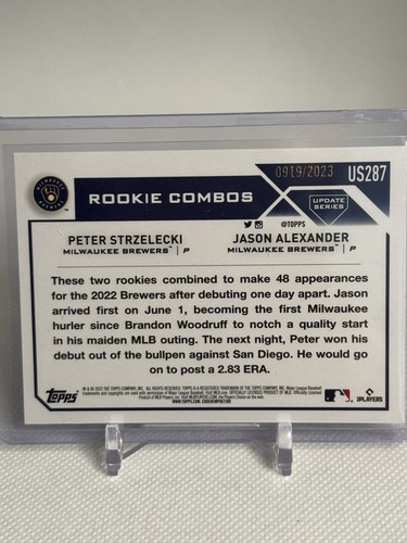 Peter Strzelecki Jason Alexander 2023 Topps Update #US287 Gold RC ...