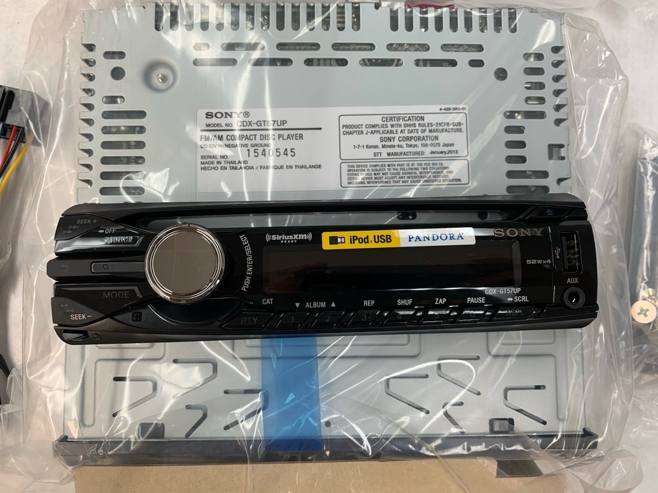 Sony CDX-GT57UP Car Stereo CD Deck System Player NEW OPEN BOX | eBay
