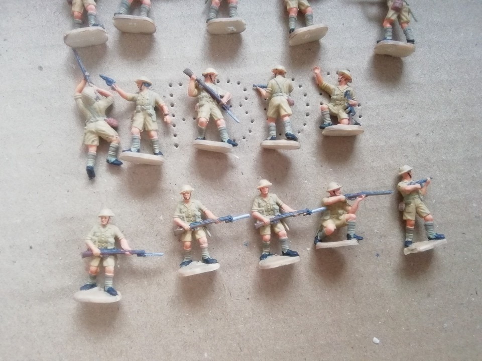 , 1.72 scale italeri WW2 8th Army Desert rats x 15 painted | eBay