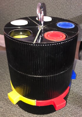 E.S. LOWE 5 STACK CAROUSEL POKER CHIP DISPENSER 5 At A Time FUN MAN ...