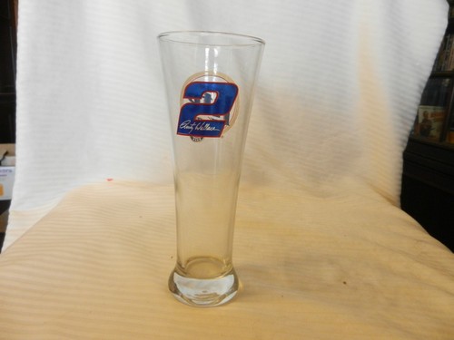 Rusty Wallace #2 Nascar Miller Lite Pilsner Beer Glasses 16 Ounce 8.375 ...