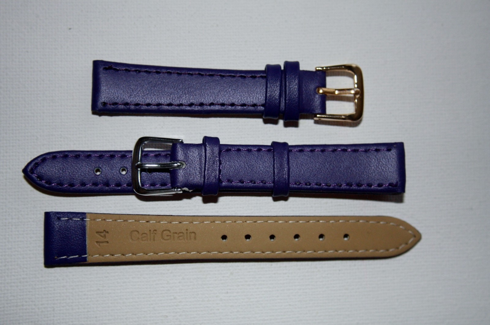 14mm Ladies Watch Strap Straps Choice of Pastel Colours Genuine Leather ...
