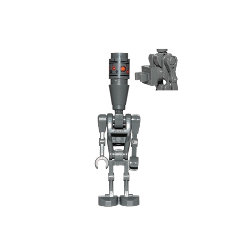 LEGO Star Wars - IG-88 Assassin Droid Minifigure with Round 1 x 1 Plate ...