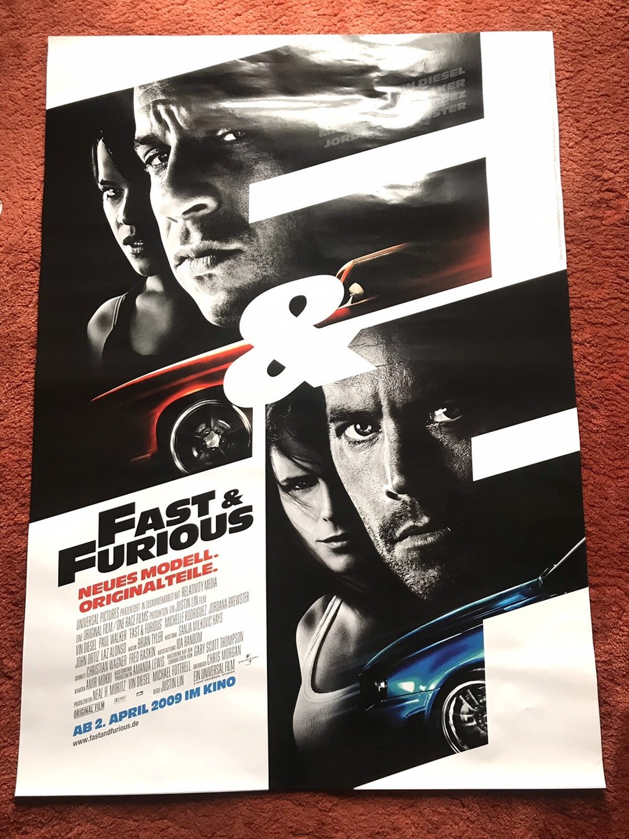 Fast And Furious 4 Filmplakat Fast & Furious 4】Fast & Furious 4