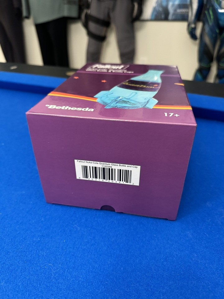 Bethesda Fallout Nuka Cola Quantum Glass Rocket Bottle + Caps Replica ...