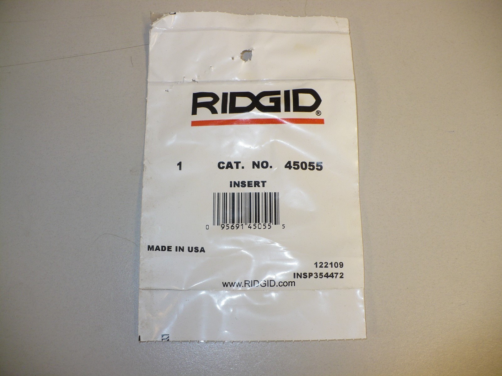 1 pc. Ridgid 45055 Insert, New | eBay