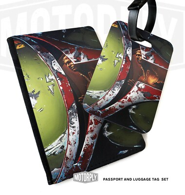 Passport Cover & Luggage Tag - Boba Fett Reflect - Force Ship Galaxy ...