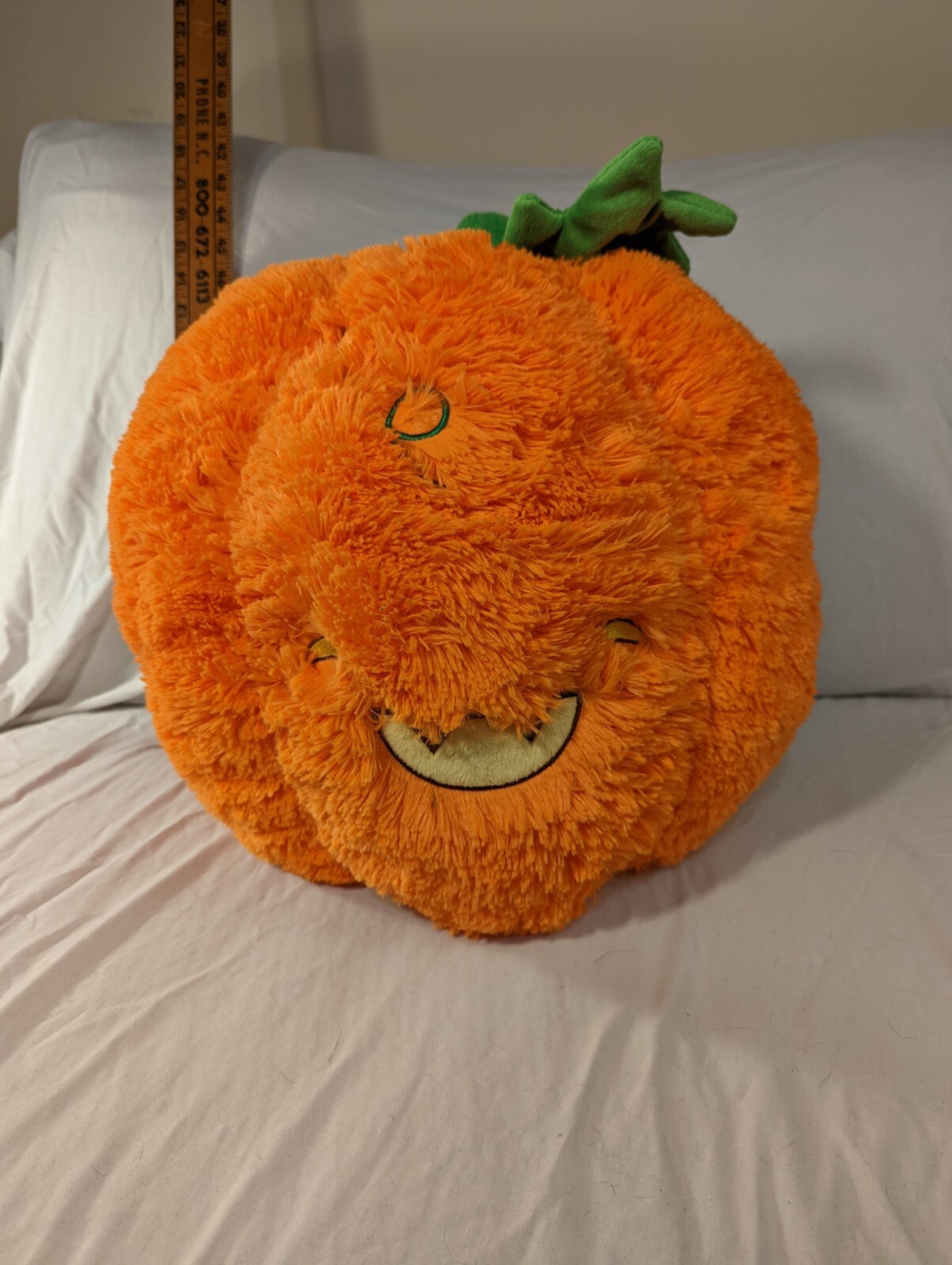 Rare Retired Squishable 15” Pumpkin Plush Stuffed Pillow | eBay