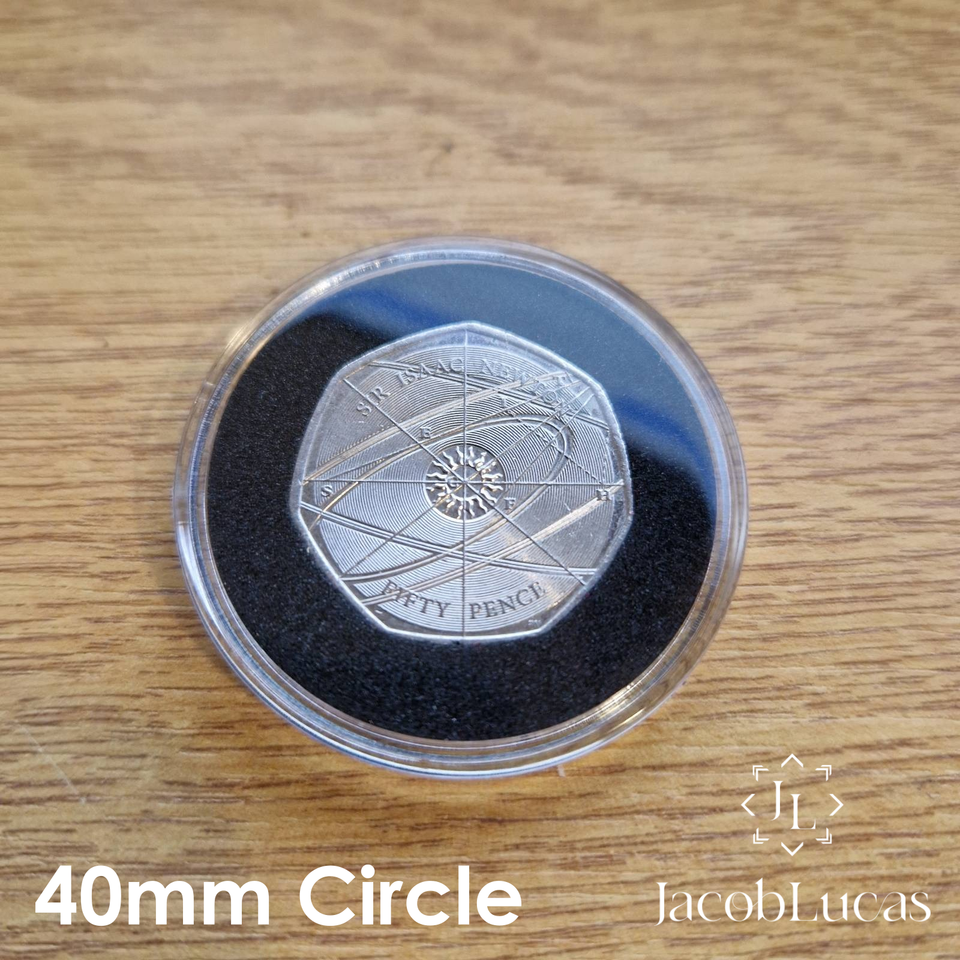 COIN CAPSULES ALL SIZES From 10mm to 60mm Capsules Holder 10 20 50 100 ...