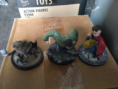 Hulk Dr Strange Rocket Q Figs | eBay
