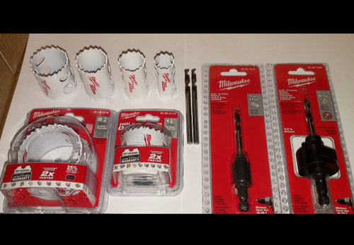 Milwaukee 10Pc Bi-Metal Hole Saw Kit - BRAND NEW | eBay