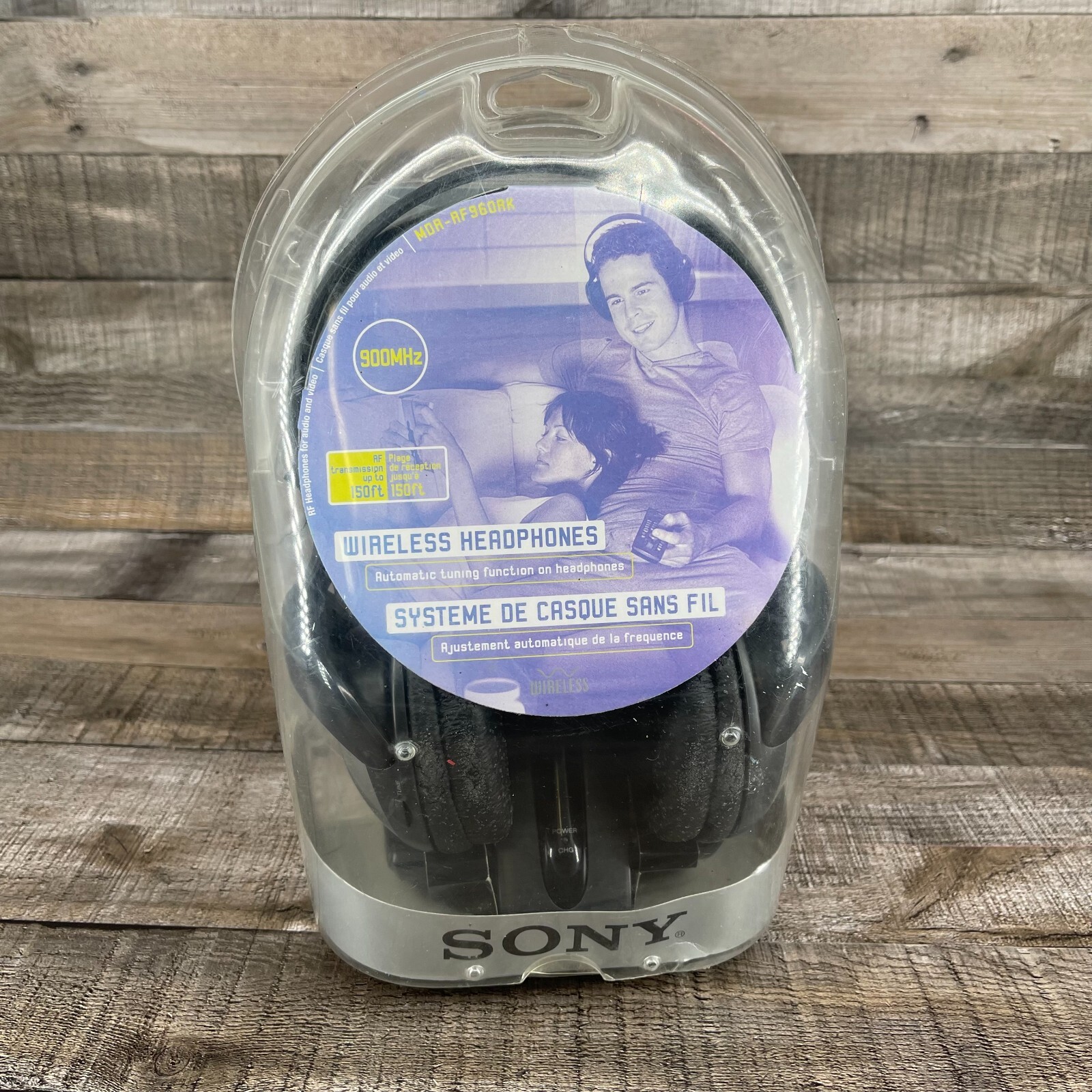 Sony Wireless Headphones 900MHz MDR-RF920RK Over The Ear RF Trans Up To ...