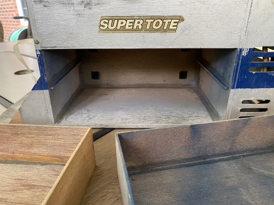 Vintage SuperTote RC Airplane Field Box w/Royal Starter +FAST SHIPPING ...
