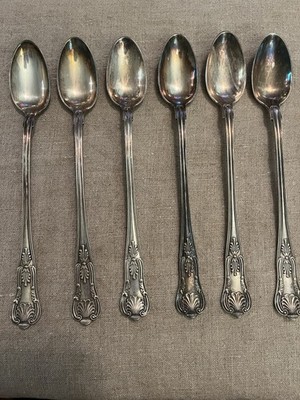 RARE Antique Gotham Silverplate KINGS Teaspoons 1890 With Gorham Anchor ...