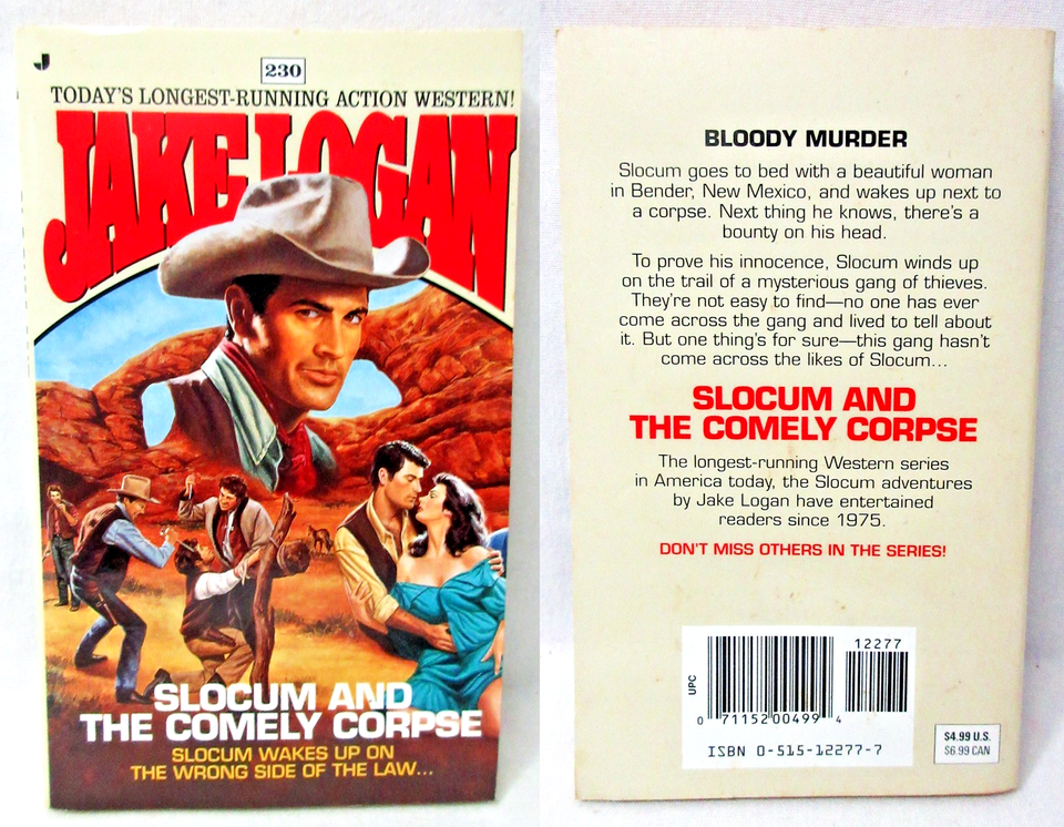 Jake Logan Slocum Series Adult Paperback Western Books Assorted Numbers ...