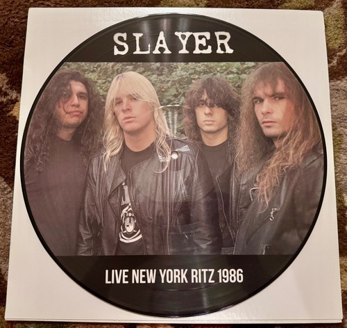 SLAYER “NEW YORK RITZ 1986” ULTRA RARE LIVE PICTURE DISC VINYL RECORD ...
