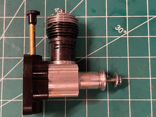 Cox Postage Stamp .049 Model Airplane Engine Dual Port Head Nice Motor! (342) | eBay