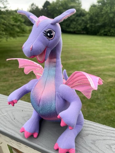 Barbie as Rapunzel Movie Talking Penelope Dragon 2002 Large Plush ...