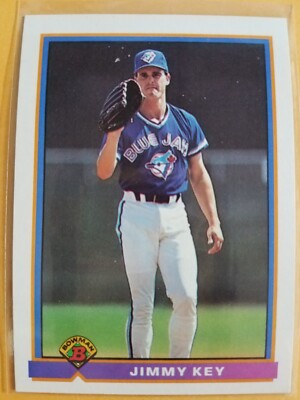 JIMMY KEY TORONTO BLUE JAYS 1991 BOWMAN BASEBALL CARD #19 | eBay