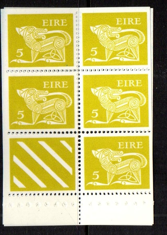 EIRE IRISH STAMPS 1971-2-15 BOOKLET PANE 295AD | eBay