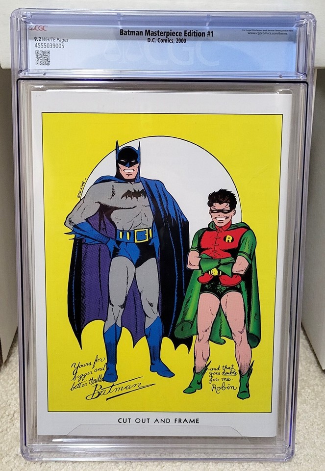 Batman Masterpiece Edition #1 (2000) CGC 9.2 - Reprints Batman #1 DC ...
