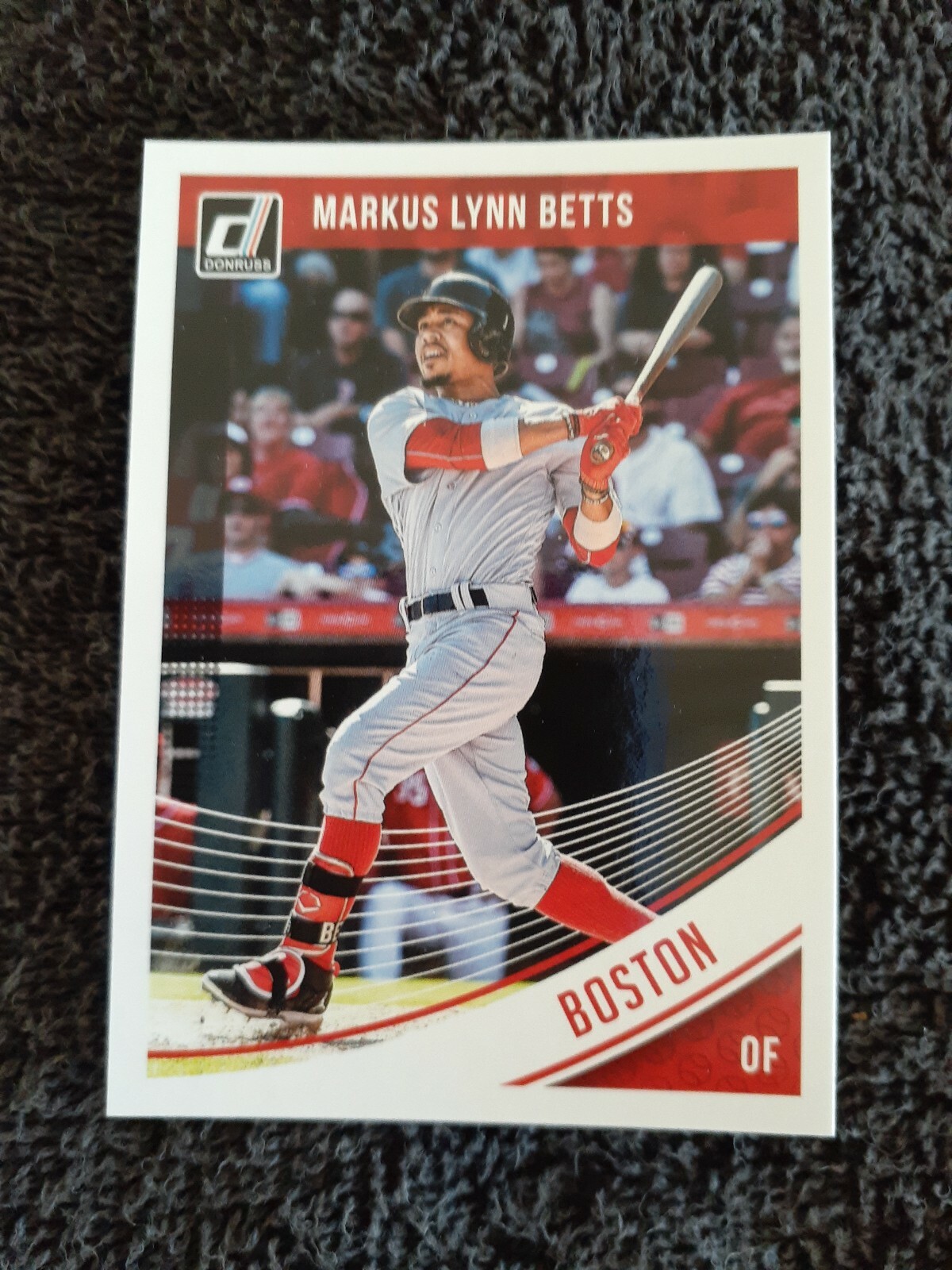 2018 Donruss Mookie Betts Name Variation Markus Lynn Betts Short Print ...