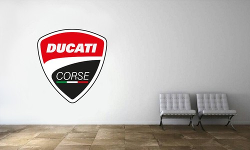 Ducati Logo Wall Decal Racing Bike Motorbike Vinyl Art Mural Sticker | eBay