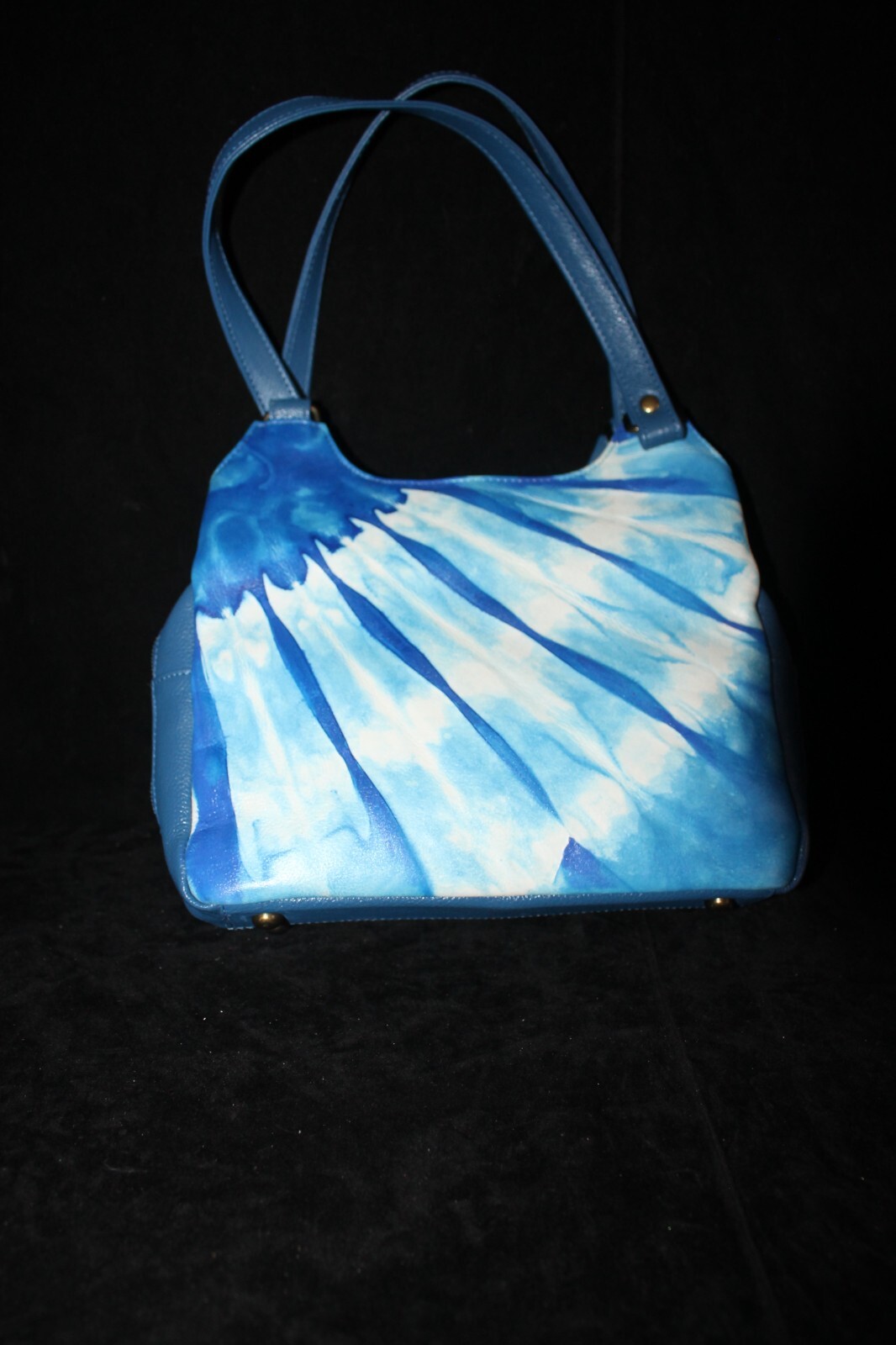 Anuschka Hand painted Leather Hobo Purse Shoulder Sat… - Gem