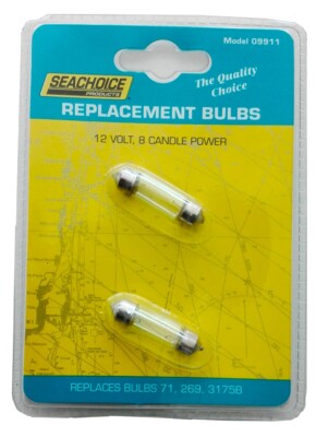 SeaChoice 12V, 8 Candle Power Replacement Bulbs 09911 | eBay