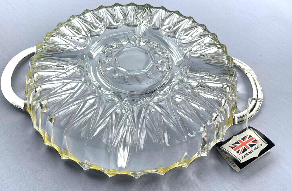 VTG Queen Anne Silverplated Tableware Round Condiments Serving Dish 12 ...