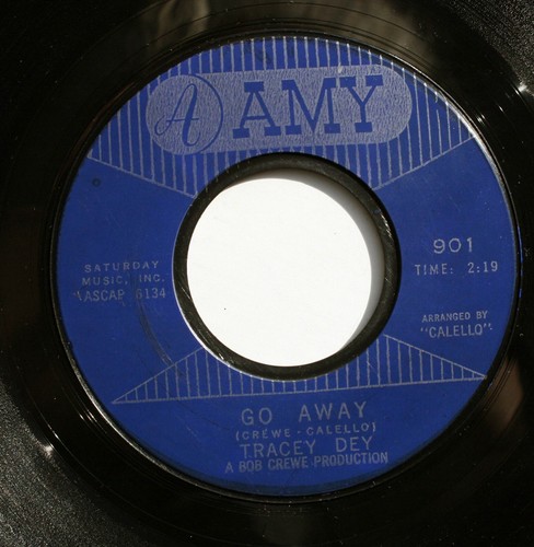 TRACEY DEY Teen 45rpm Go Away b/w Gonna Get Along Without You Now HEAR ...