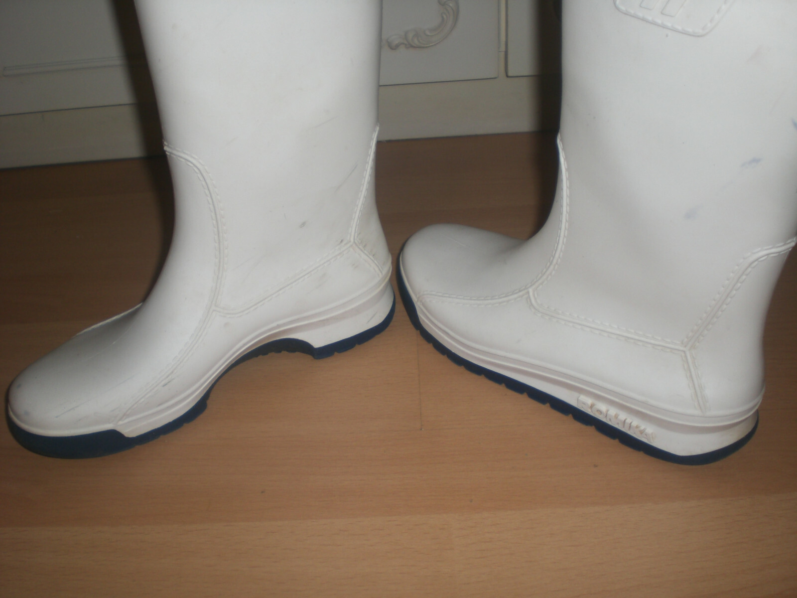 Vintage Romika Gummi Stiefel West Germany in weiß Gr.38 | eBay.de