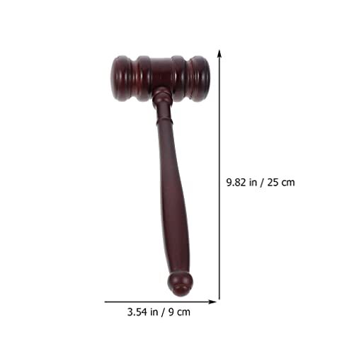 TOYANDONA 1pcs Judge Gavel Costume Accessory Mini Wooden Gavel Toy ...