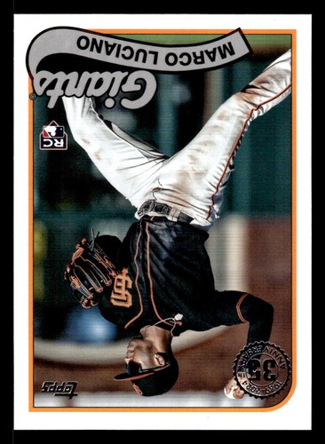 2024 Topps: 1989 Topps Baseball 35th Anniversary #89B-11 Marco Luciano ...