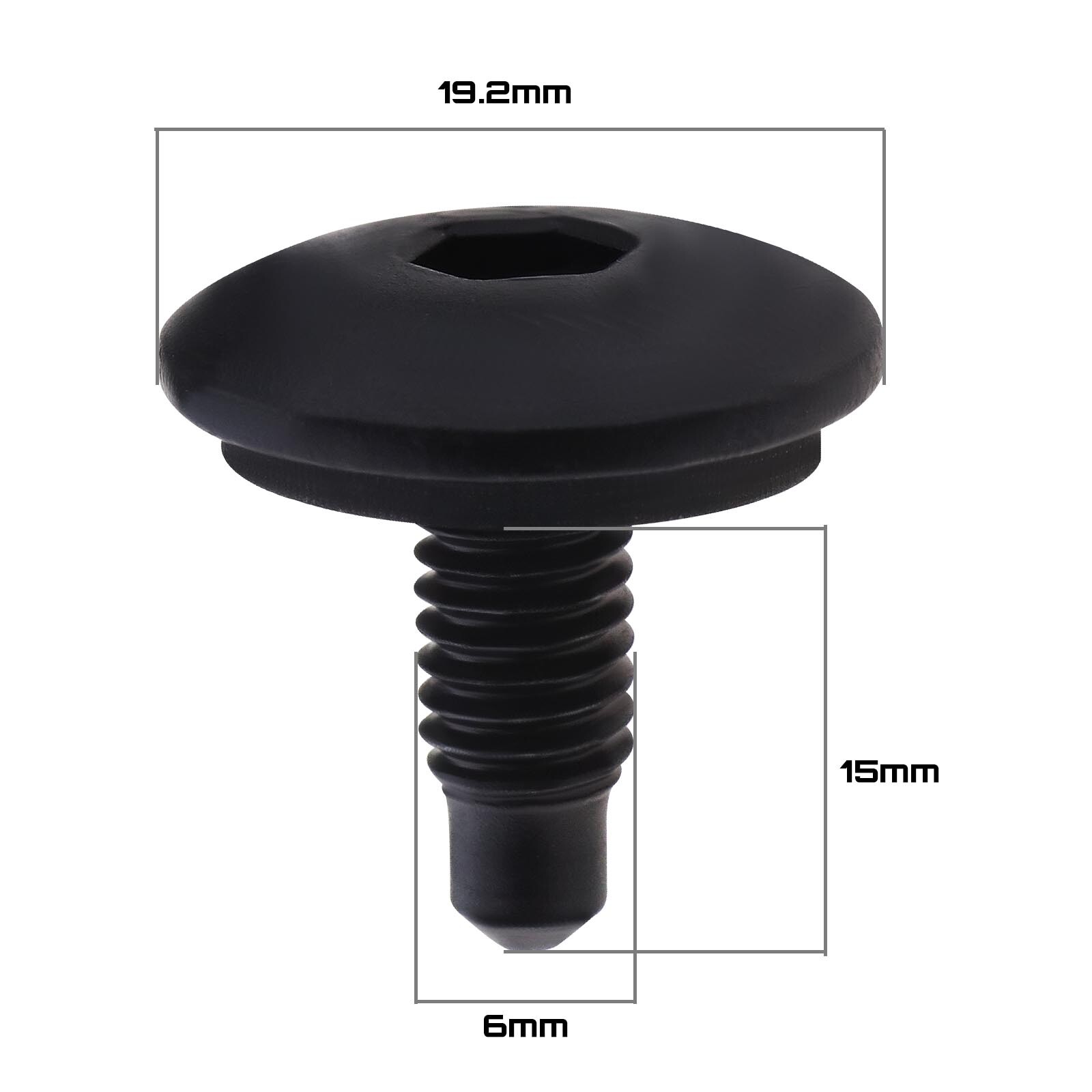 8x Car Roof Blanking Hex Bolts WHT006148 for VW Amaro-k Camper Multivan ...