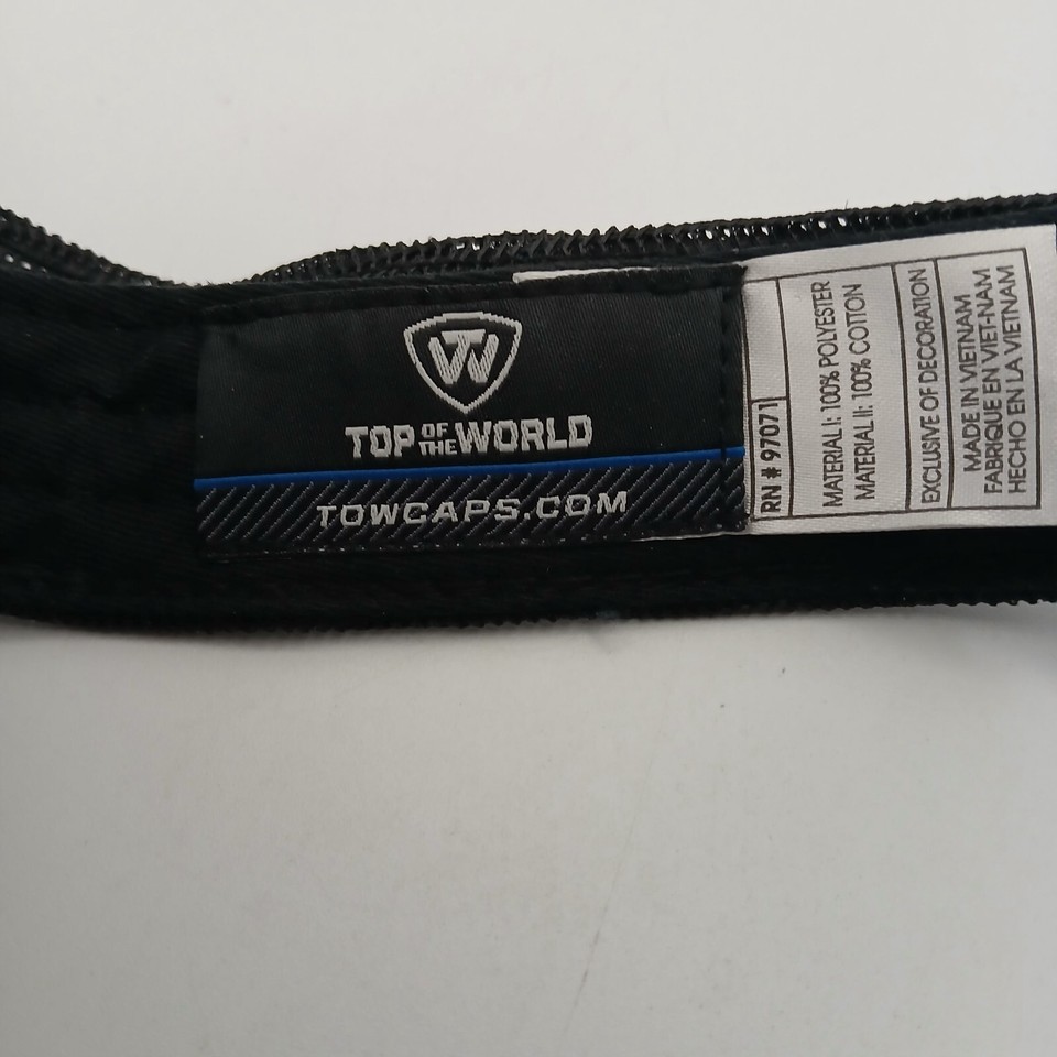 Vanderbilt Commodores Visor Hat Cap Black Snapback White Script Mesh ...