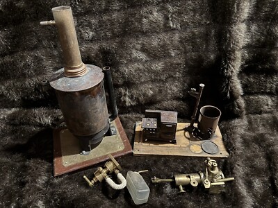 Vintage Antique Rare Lot Of Steam Engine Parts And Displays | eBay