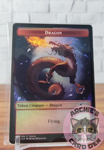 MTG Dragon Token (JP 30th Anniversary Promo Foil) EN 004/005 NEAR-MINT ...