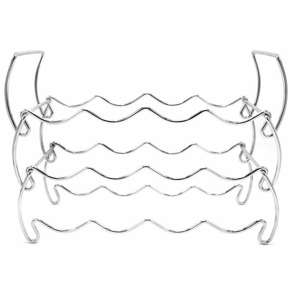 3-Tier Stackable Wine Rack, Classic Style Wine Racks for Bottles Hold ...