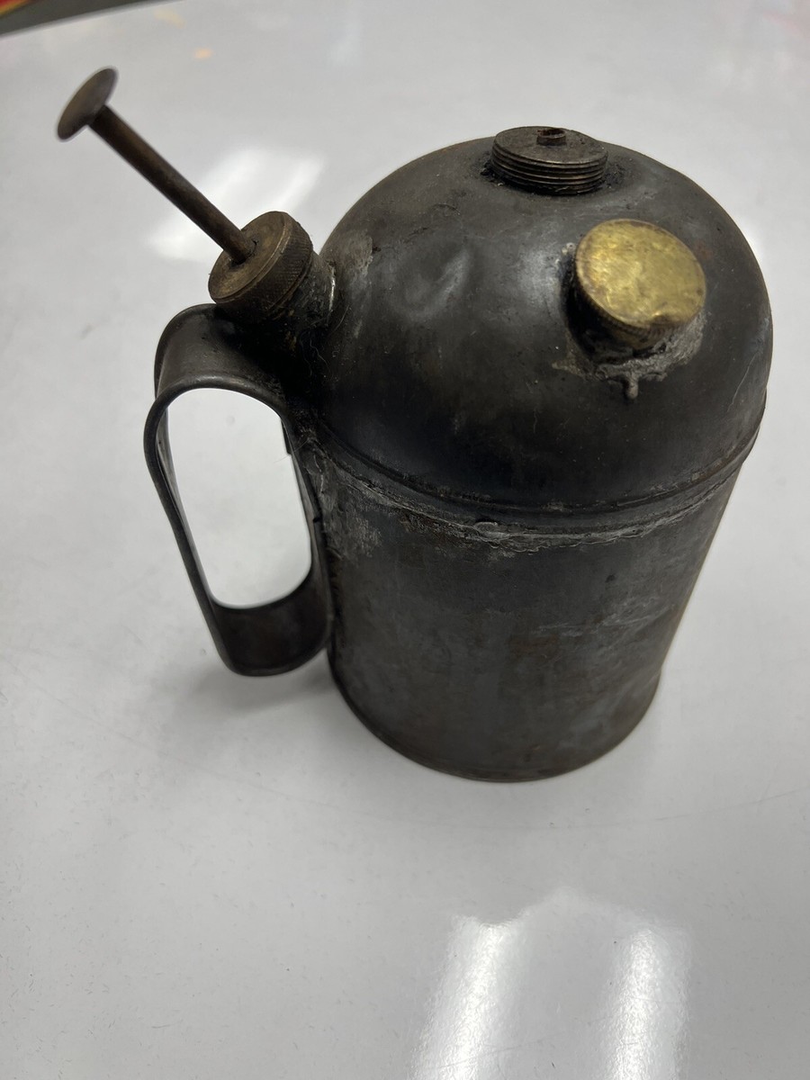 1905 Howland Long Spout Steam Train Railroad Wheel Oiler Can Steam