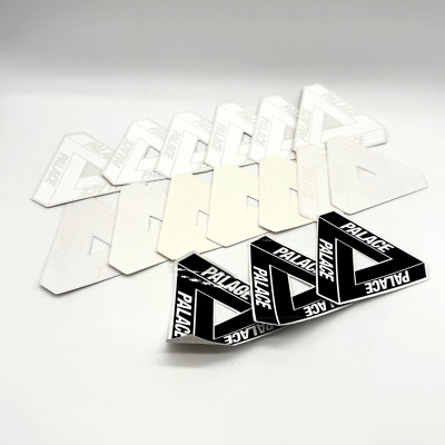 Palace London Skateboards Tri Ferg Logo Black & White Stickers - Lot Of ...