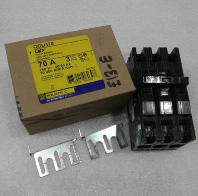 QOU370 SQD 70 AMP 3 POLE 240V NEW | eBay