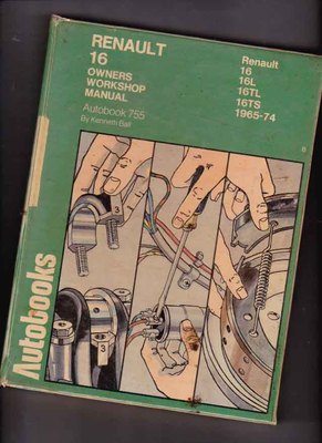 1965-74 RENAULT 16 Autobooks Workshop Manual | eBay