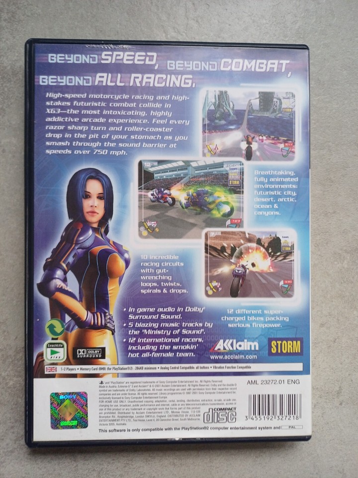 XG3 Extreme-G Racing - PS2 playstation 2 PAL COMPLETE WITH MANUAL | eBay