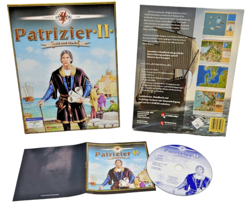 Patrizier 2 II - Geld und Macht - (PC 2000 Spiel CD-ROM) (DE) OVP BIG ...