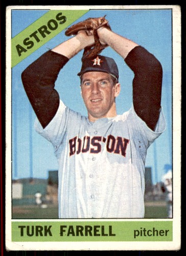 1966 TOPPS TURK FARRELL HOUSTON ASTROS #377 VG+ | eBay