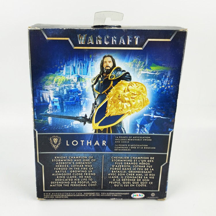 Warcraft Movie Lothar 6 (15cm) Inch Figure with Accessory Collectible ...