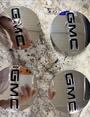 4PC 2007-2013 Gmc 3.25" Chrome Center Caps For 18" 20" 22" Wheels ...