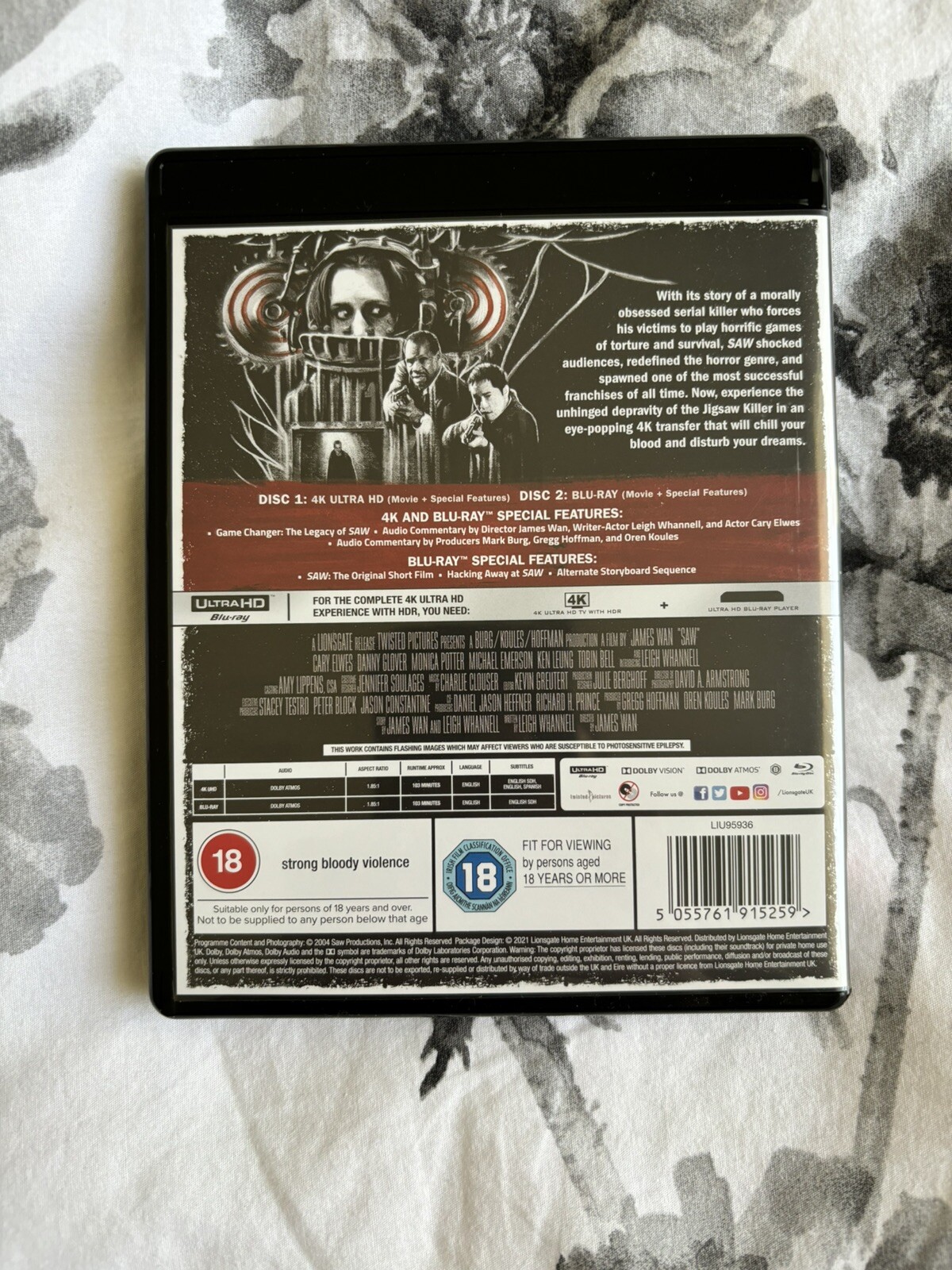 Saw (4K Ultra HD + Blu-ray) | eBay